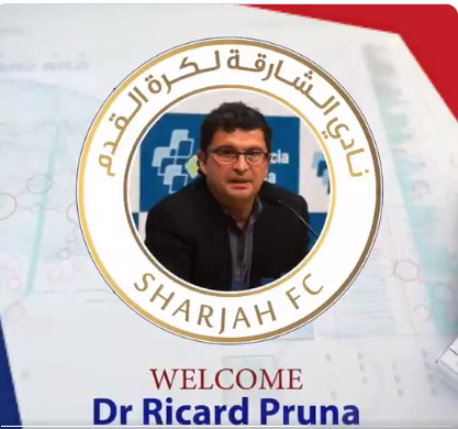 El médico español Ricard Pruna ficha por el equipo de fútbol de Sharjah